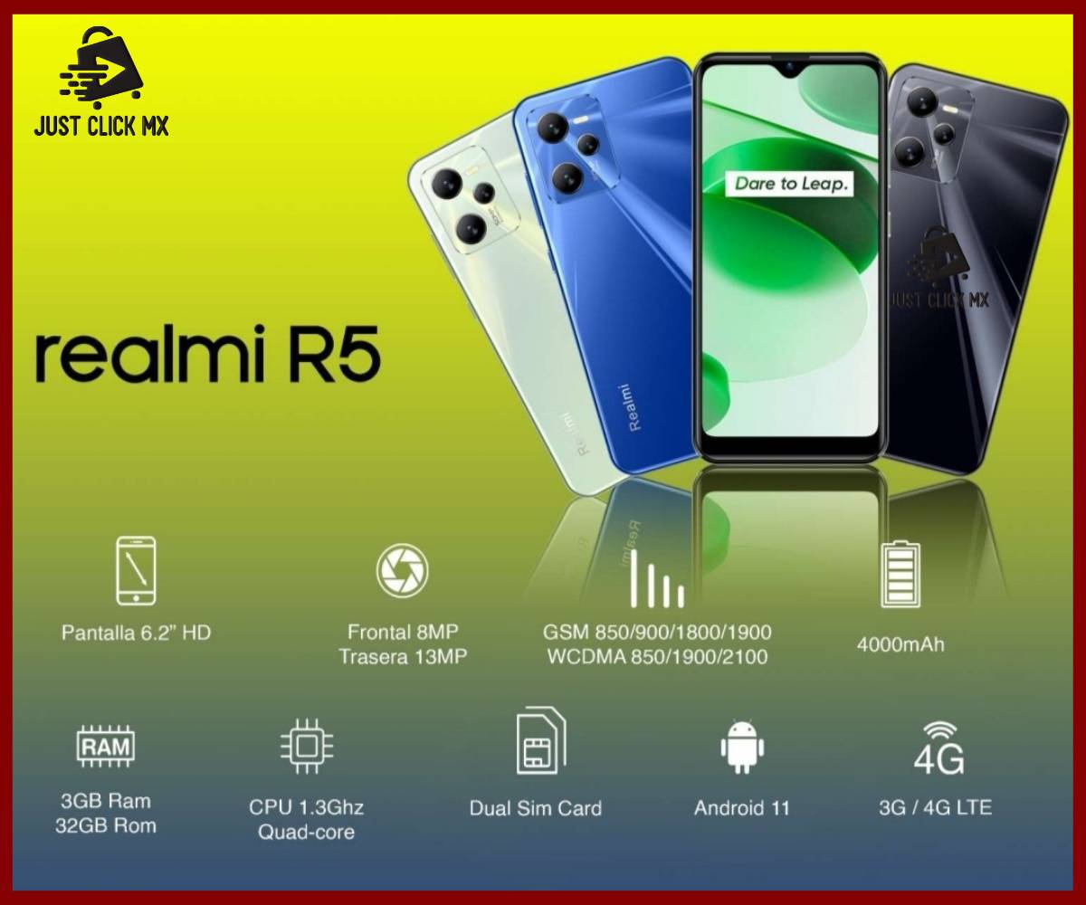 Celular Smartphone Realmi R5 F-HD 6.25” Con 3 Cámaras Diseño Tipo C35 – IKI